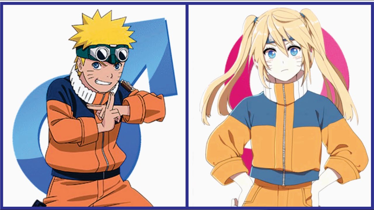 Naruto Characters Gender Swap Version - YouTube