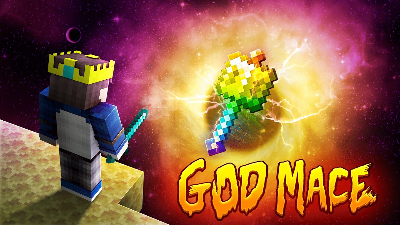 HOW I OBTAINED THE GOD MACE in Minecraft Hardcore... - YouTube