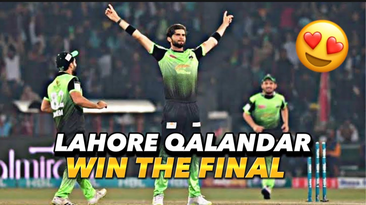 PSL 8 FINAL 2023😍LAHORE QALANDAR WIN THE TITLE DREAM LAST OVER 🤩BACK TO ...
