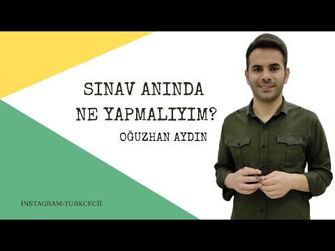 SINAV ANINDA NE YAPMALIYIM? TYT / KPSS /DGS