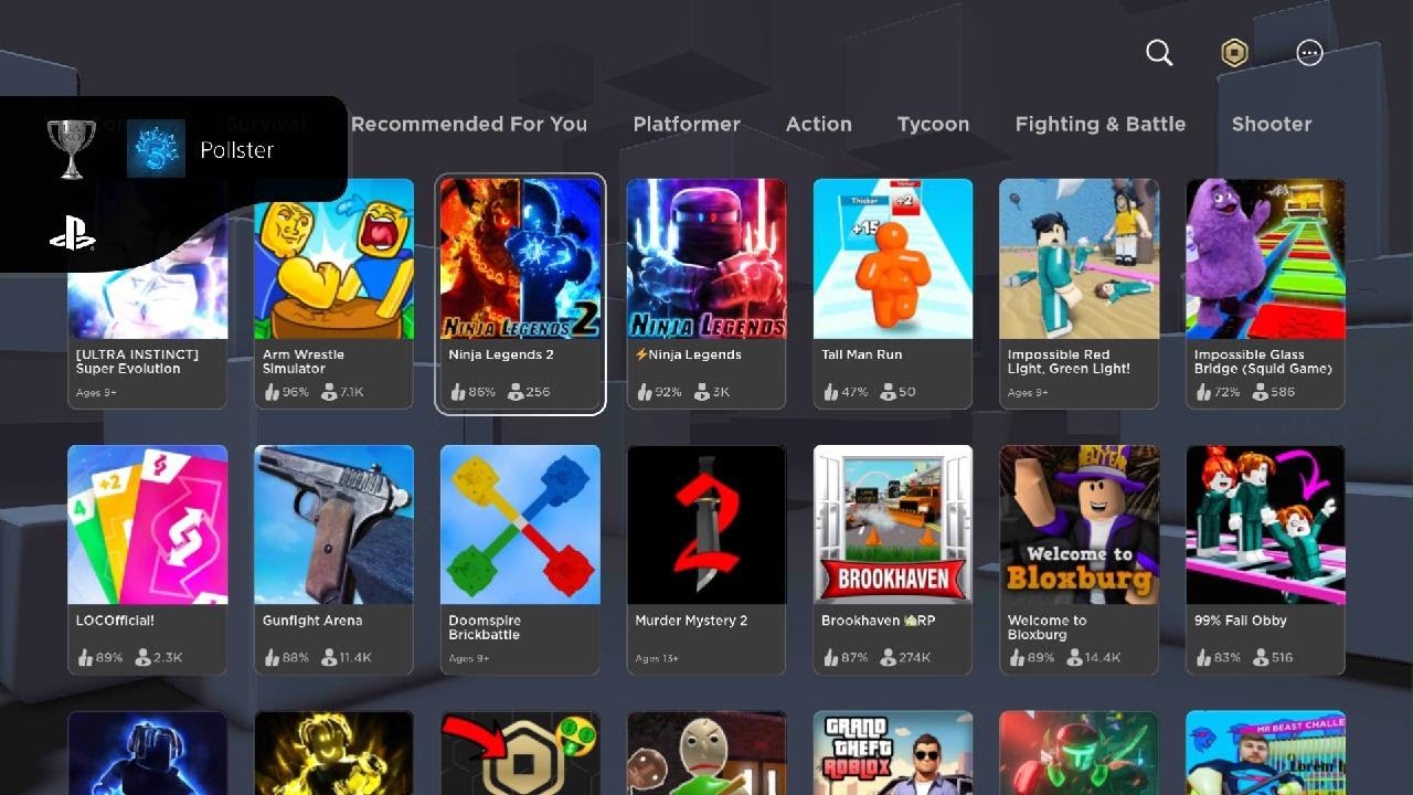 Roblox Ps4 Pollster Trophy Guide - YouTube