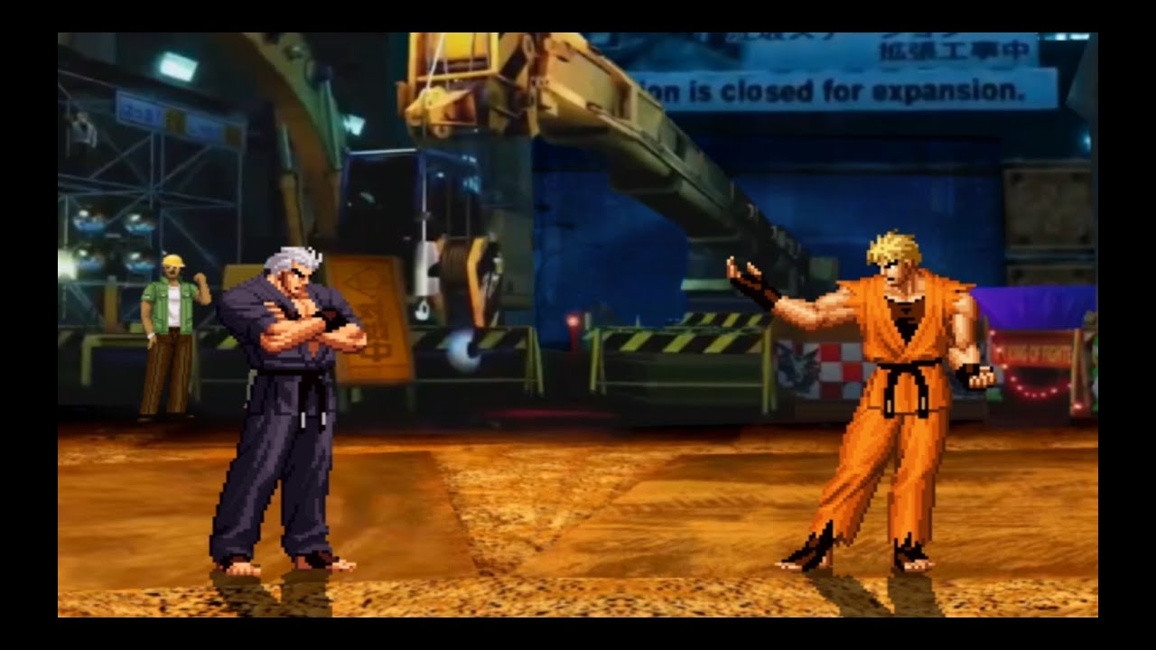 Ryo Sakazaki VS MR Karate 2nd || Epic Due OF Kyokugenryu || - YouTube