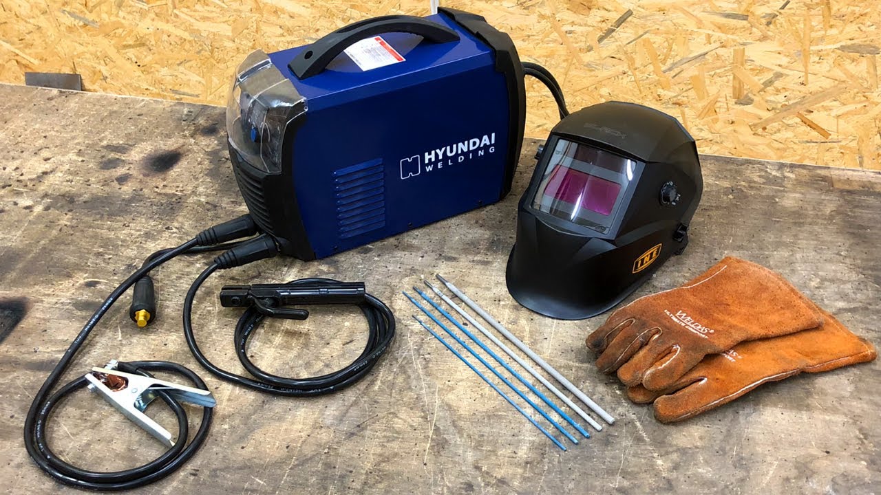 Stick welding steel with the Hyundai HG200 welding machine / Test Stahl ...