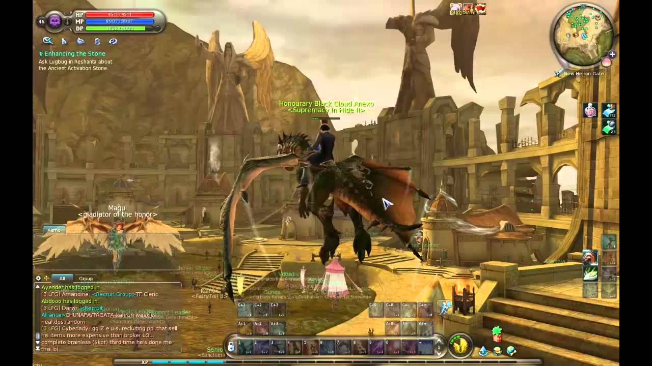 Aion 4.3 Mount - Pagati Ironhide[Dragon] - Sprint-Normal speed and Fly ...