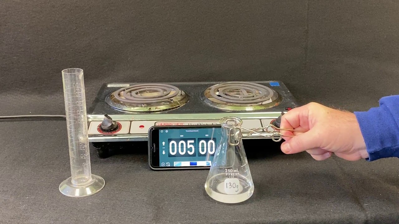 SUGAR AND WATER HEATED - OPEN SYSTEM - YouTube