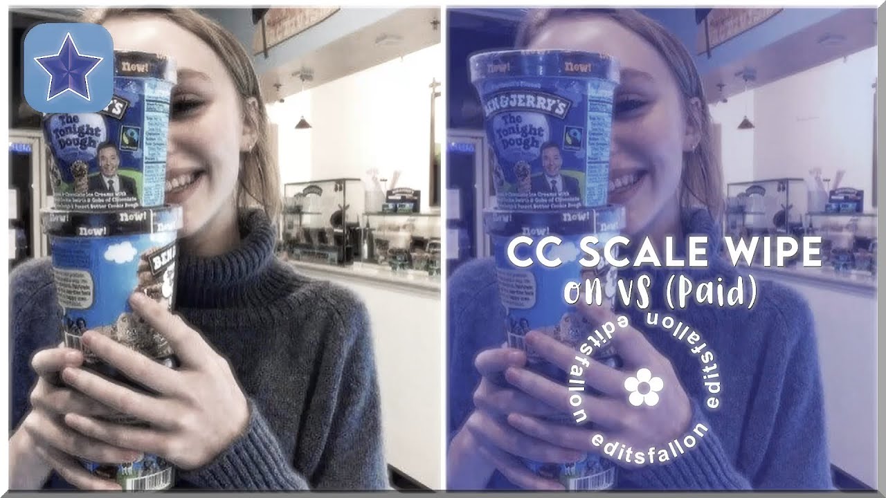 cc scale wipe on videostar (paid) - YouTube