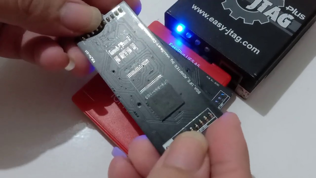 Test koneksi BGA 153 95 254 Soldering UFS ke Modul IC Friend A5 (bisa ...