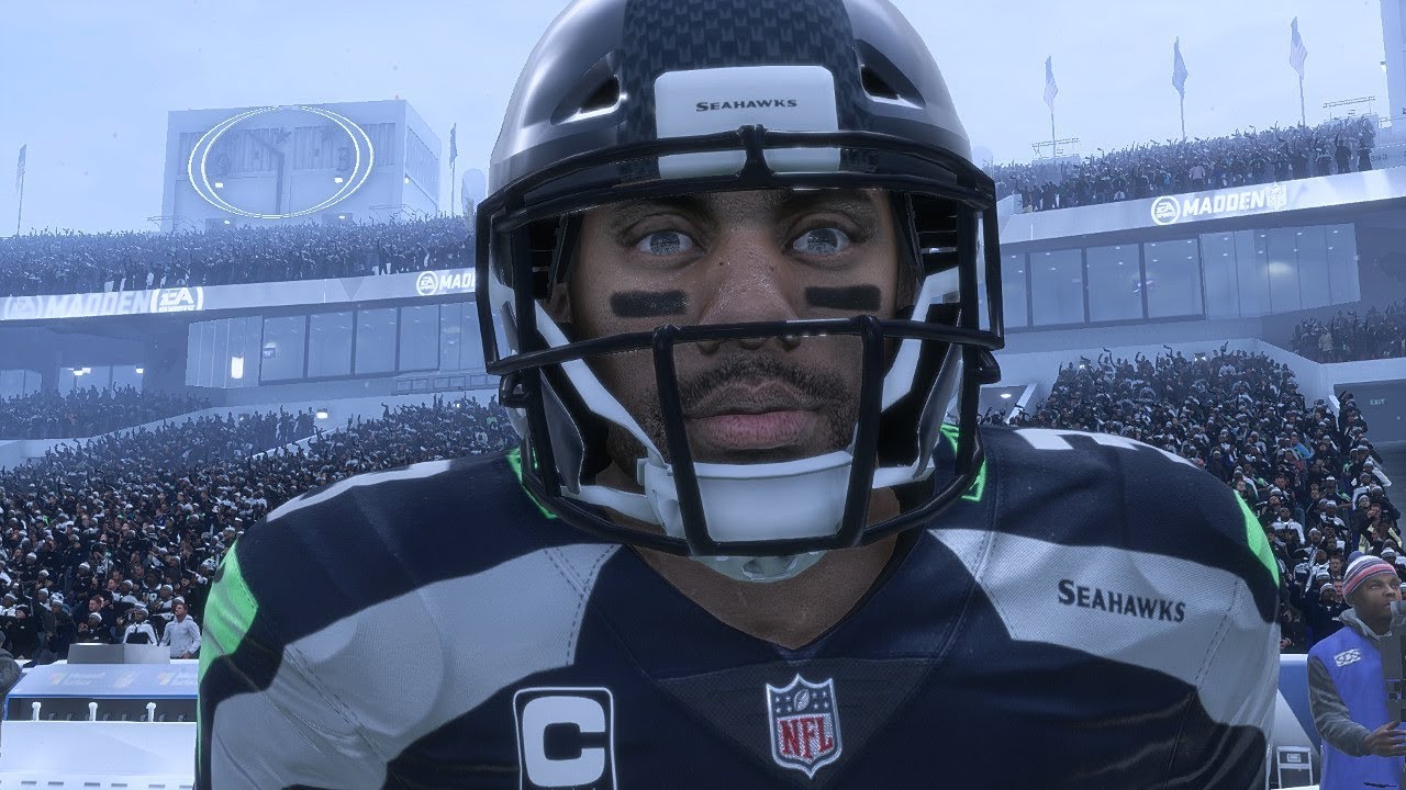 Madden 18 Seahawks Dangerous Russell Wilson vs Bills In A Killer Snowy ...