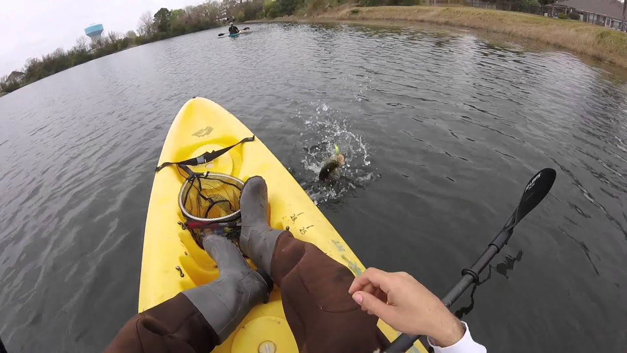 Bass Fishing Tucker Pond League City Texas (GoProHero+) - YouTube