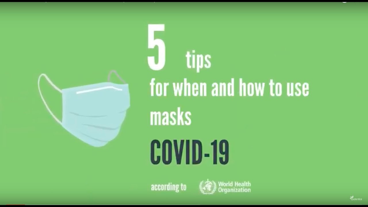 Face Mask Tips - Coronavirus disease (COVID-19) - YouTube