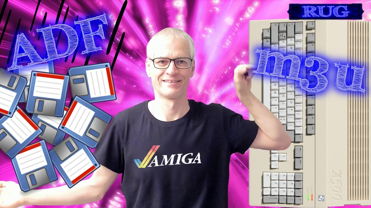 👉Amiga Mini Playlist erstellen ADF Disketten Dateien nutzen (auch am ...