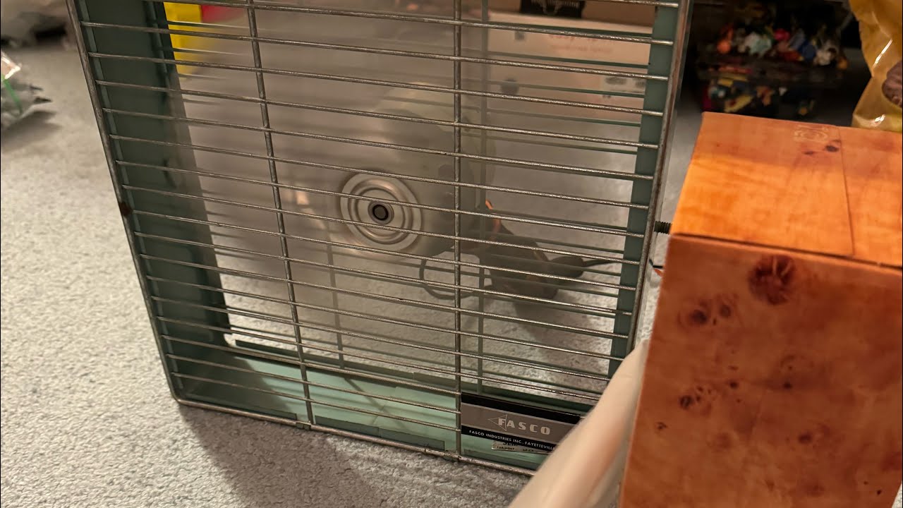 Late 60’s Fasco mini box fan restoration - YouTube