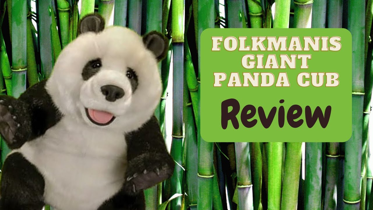 Folkmanis Giant Panda Cub Review - YouTube