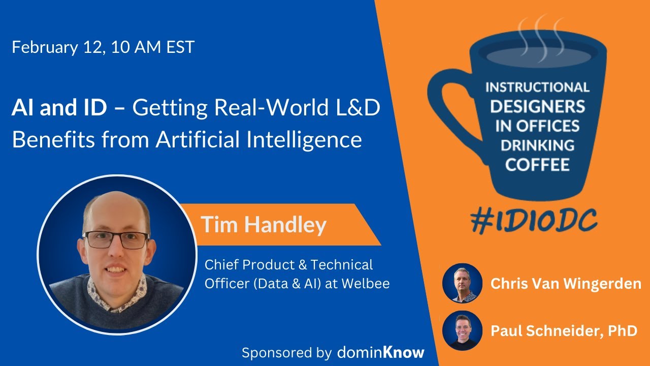 Getting Real-World L&D Benefits from Artificial Intelligence with Tim ...