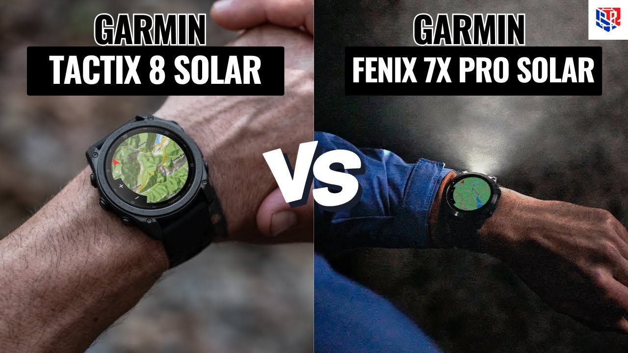 Garmin Tactix 8 Solar VS Garmin Fenix 7x Pro - YouTube