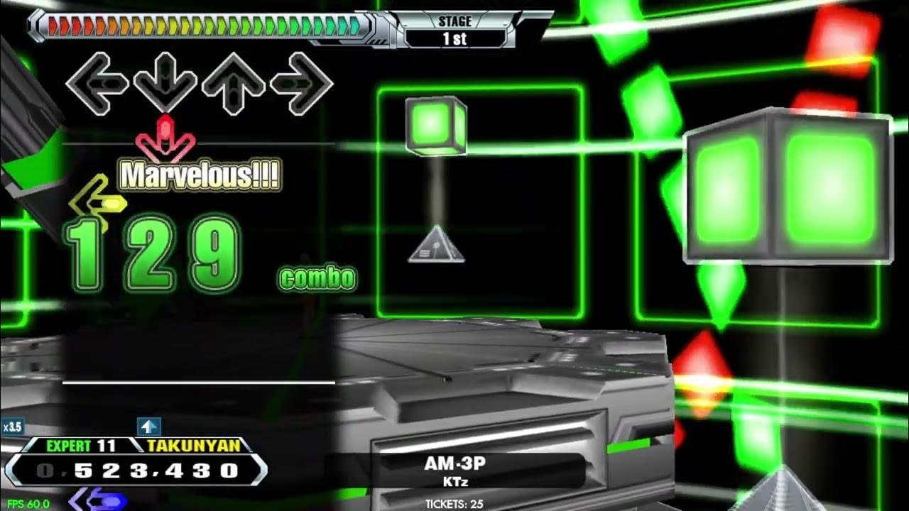 【DDR GRAND PRIX】AM-3P【EXPERT】 - YouTube