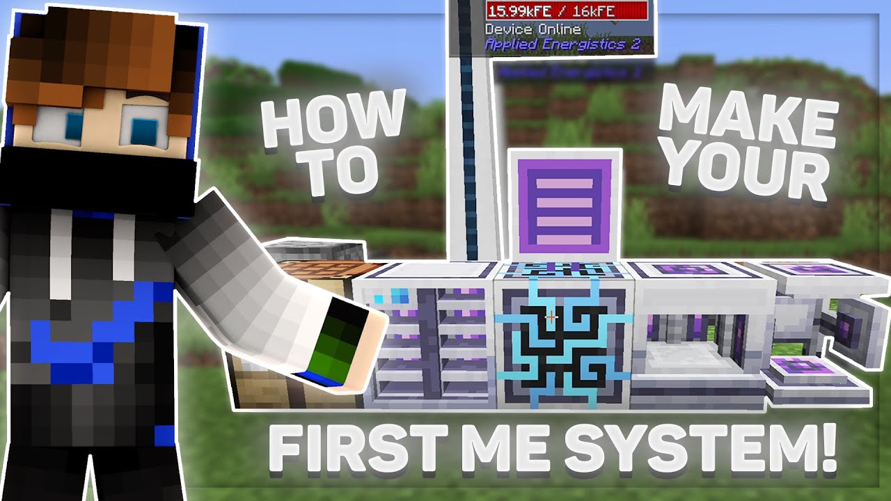 How to Make your First ME System AE2 | All The Mods Tutorial - YouTube