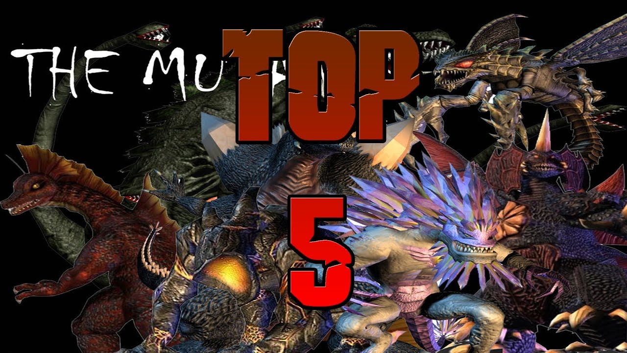 My Top 5 Godzilla Mutants - YouTube