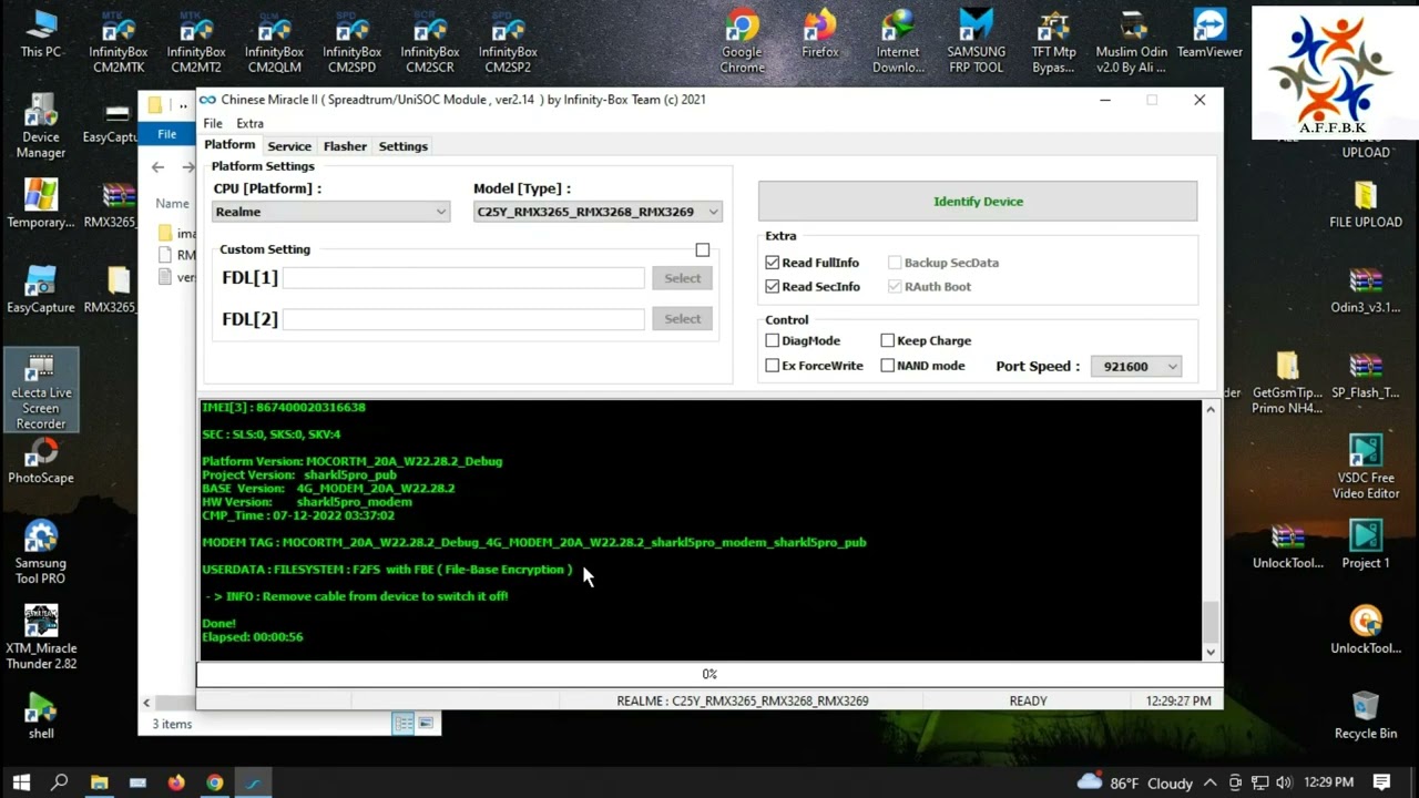 Realme Rmx3268 (C25y) frp reset CM2 100% tested | Realme Rmx3268 frp ...