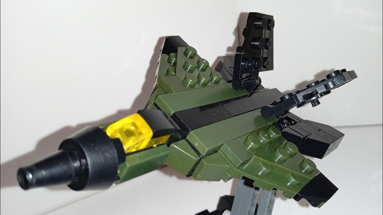 LEGO.MOC. F-22 Raptor (mini) - YouTube