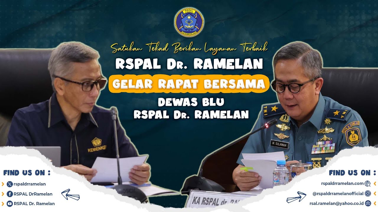 RSPAL dr. RAMELAN GELAR RAPAT DEWAS BLU - YouTube