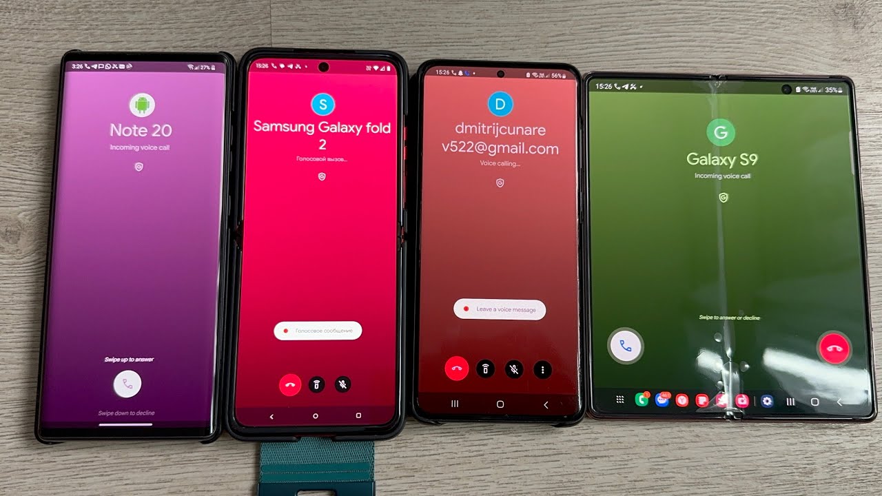 Incoming Call Google Duo vs Google Meet LG Wing vs Motorolla Razr 40 ...
