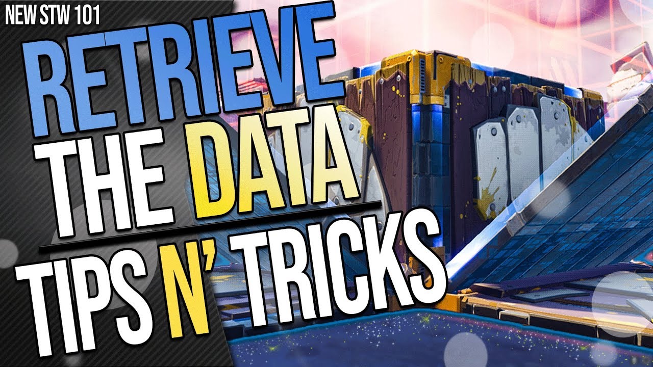 FORTNITE | HOW TO : RETRIEVE THE DATA | Best Build & Strats For ...