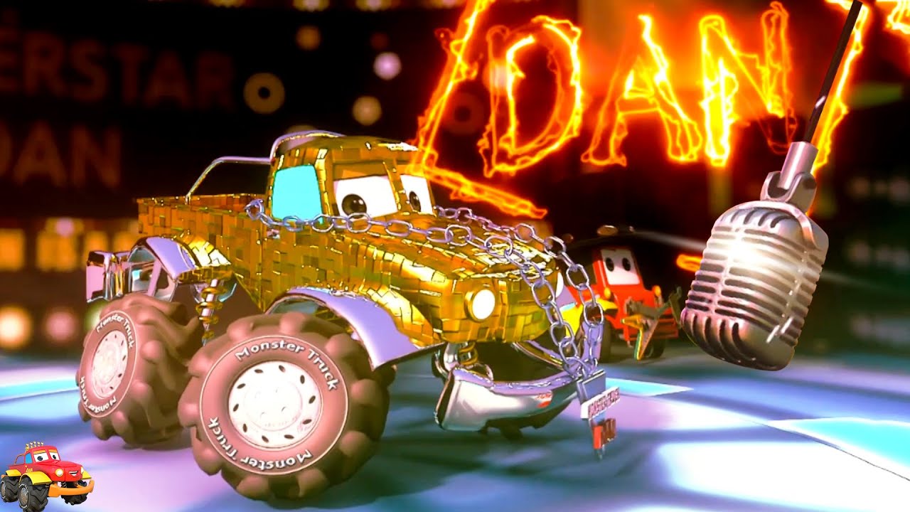 I Am Dan The Monster Truck Song for Children - YouTube