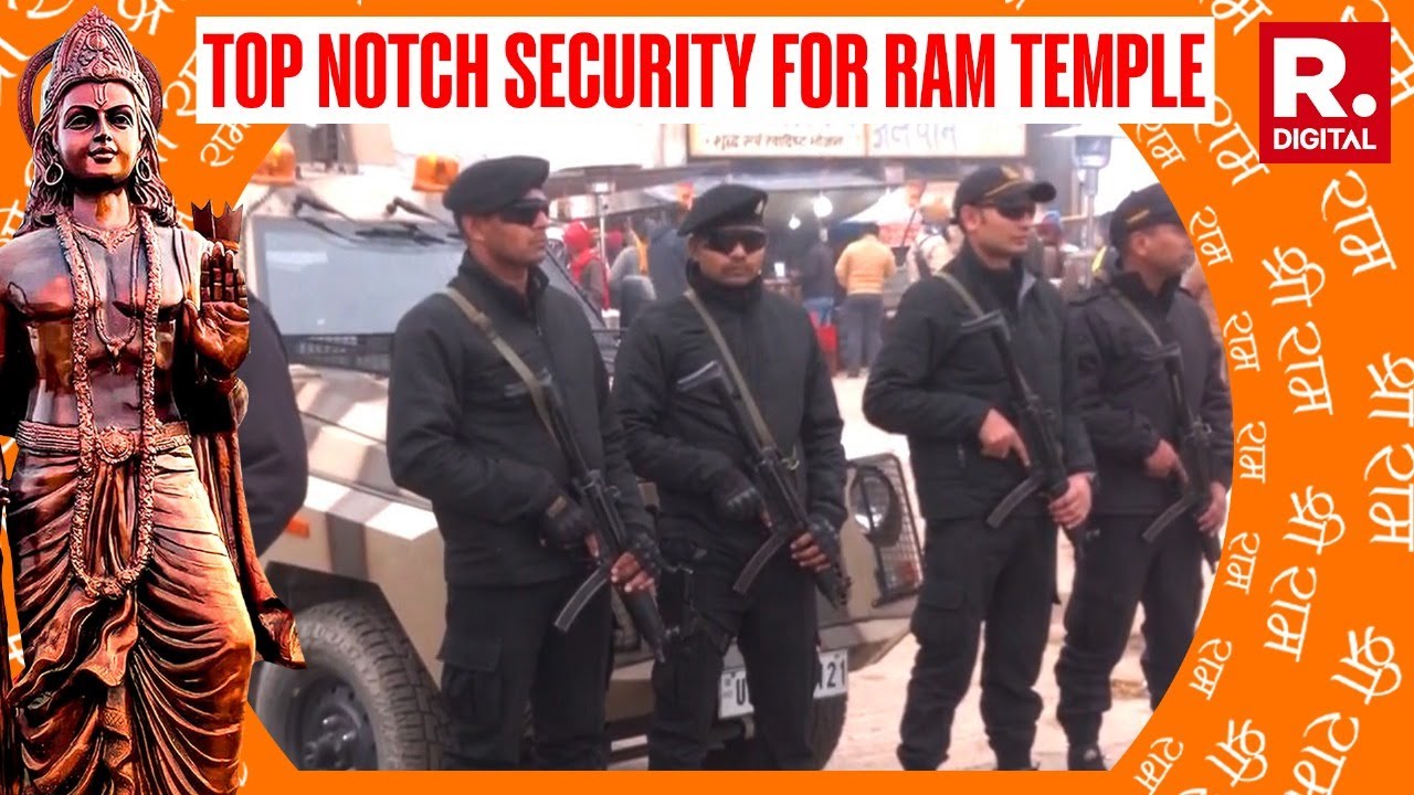 Elite Anti-Terrorist Squad (ATS) commandos on their toes to guard Ram ...