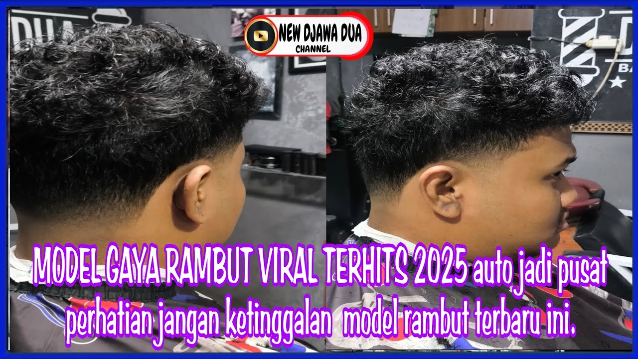 model gaya rambut viral terhits 2025 - YouTube