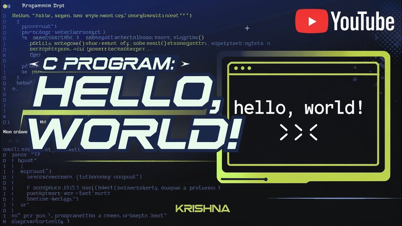 C Language Ll Hello World Ll Programing Youtube Programming Cprogramming Helloworld Youtube