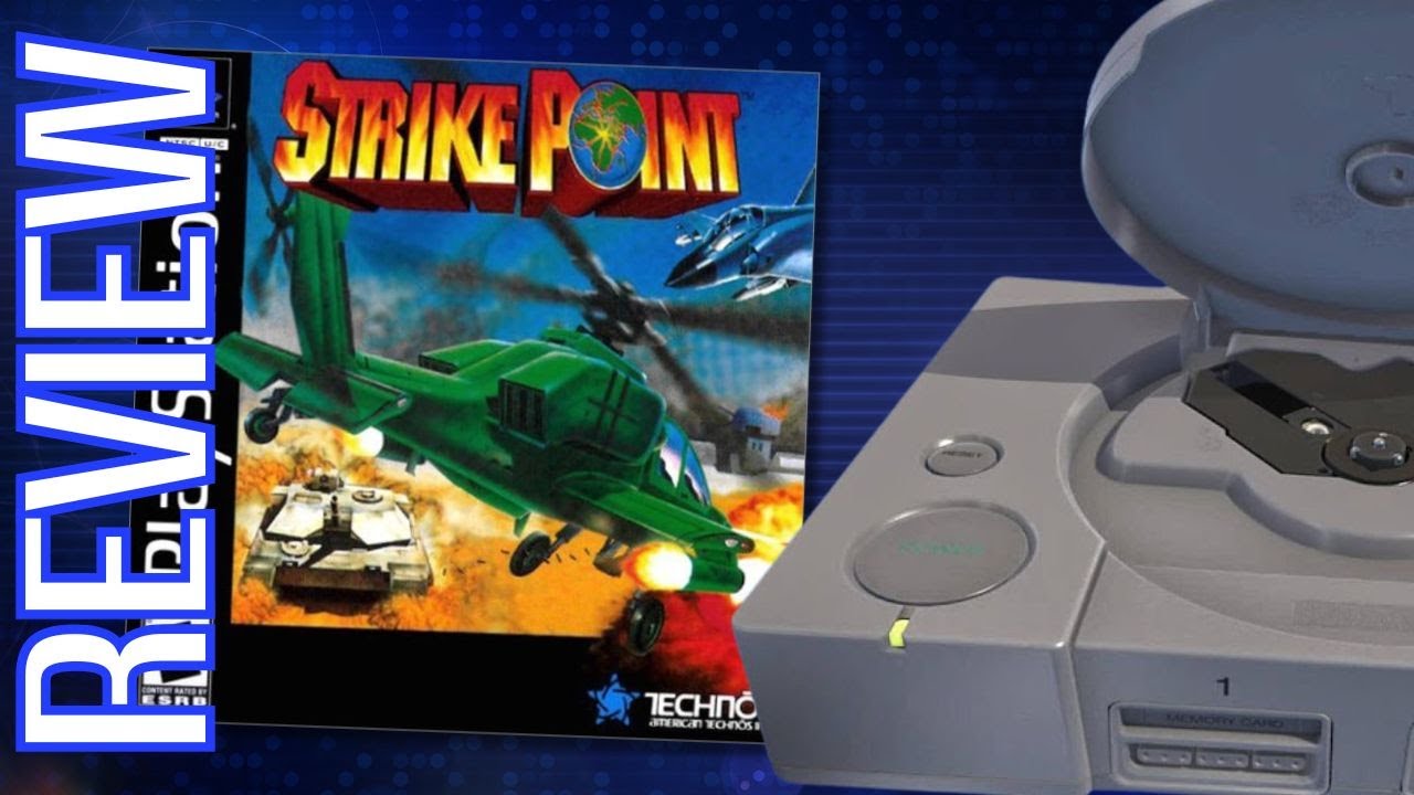 Aerial Combat Trickery in Strike Point PS1 Review - YouTube