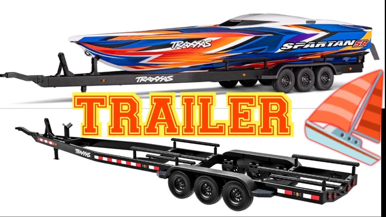 Nuevo Trailer, Remolque para Barcos XXL Traxxas, Complemento de Categoría y Calidad by ...