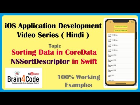 Sorting Data in CoreData with NSSortDescriptor in Swift 5 XCode | Easiest Way to Sort CoreData ...