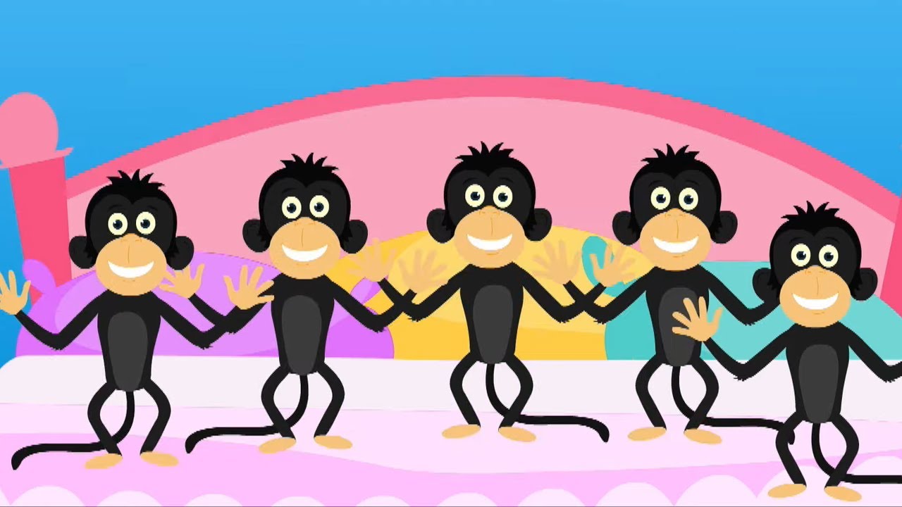 Cinque scimmiette | Filastrocche | Kids Rhymes Italiano | Cartoni ...