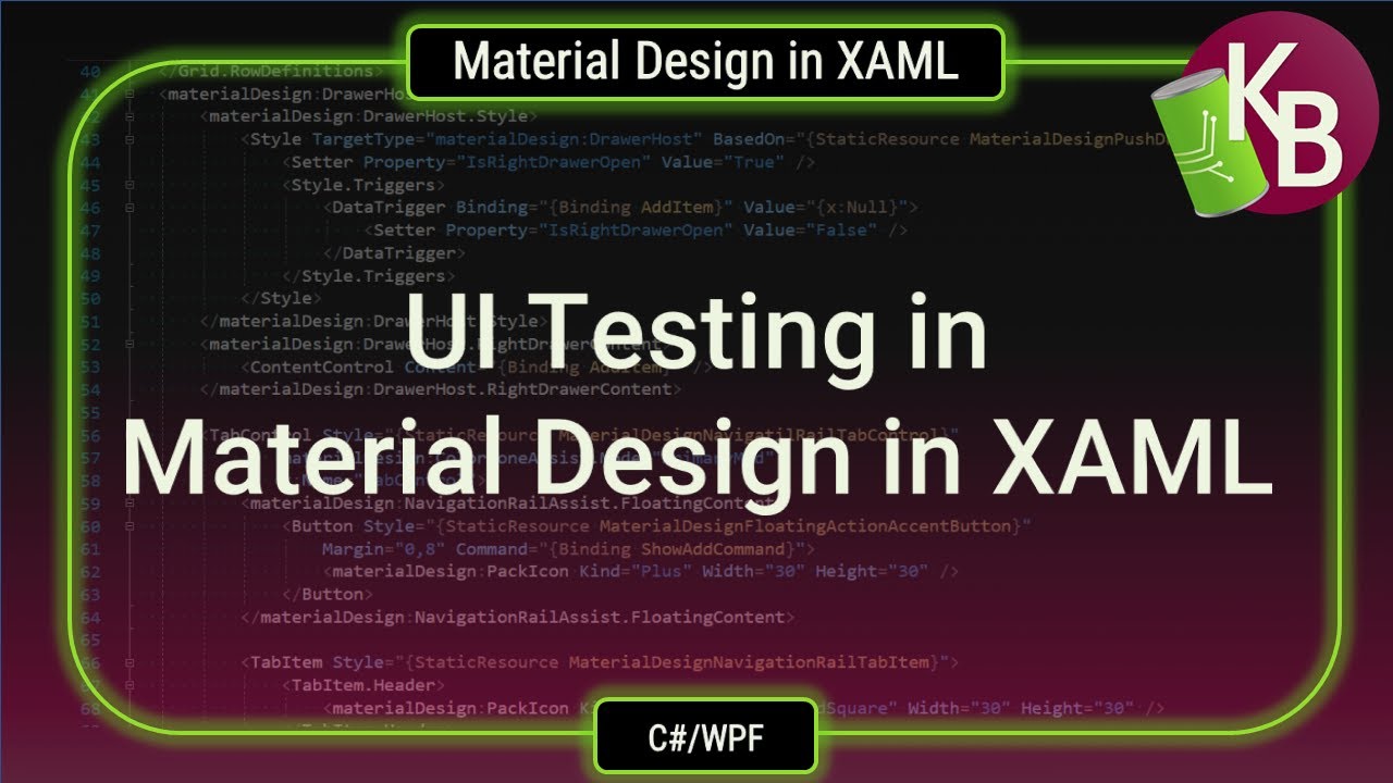 UI Testing in Material Design in XAML - YouTube