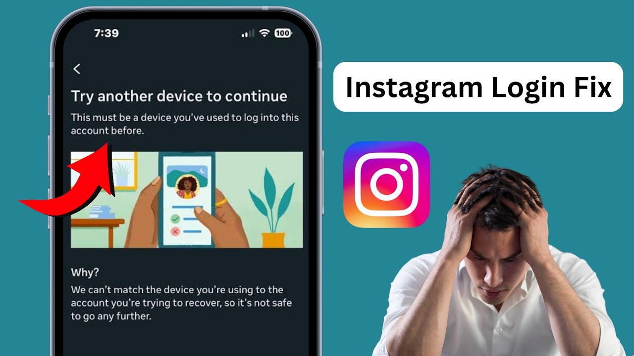 How to Fix Instagram "Try Another Device to Continue" Problem | 100% ...