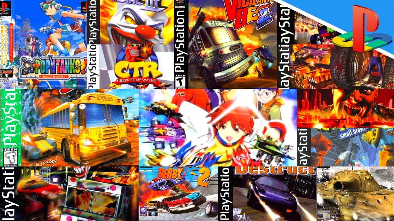 Vehicular Combat Era PS1 | 15 Kendaraan Tempur Terbaik di PS1 - YouTube