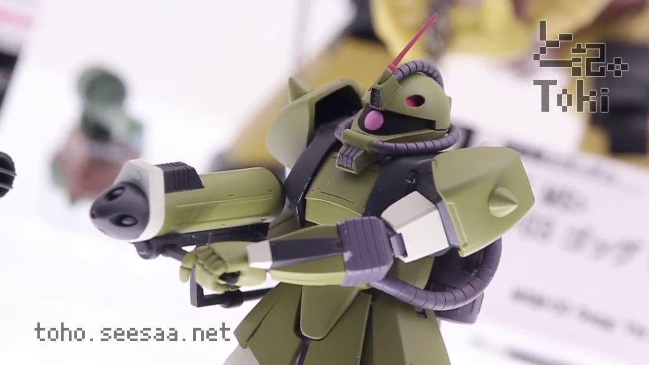 ROBOT SPIRITS MS-06M Zaku Marine Type ver.A.N.I.M.E. display - YouTube