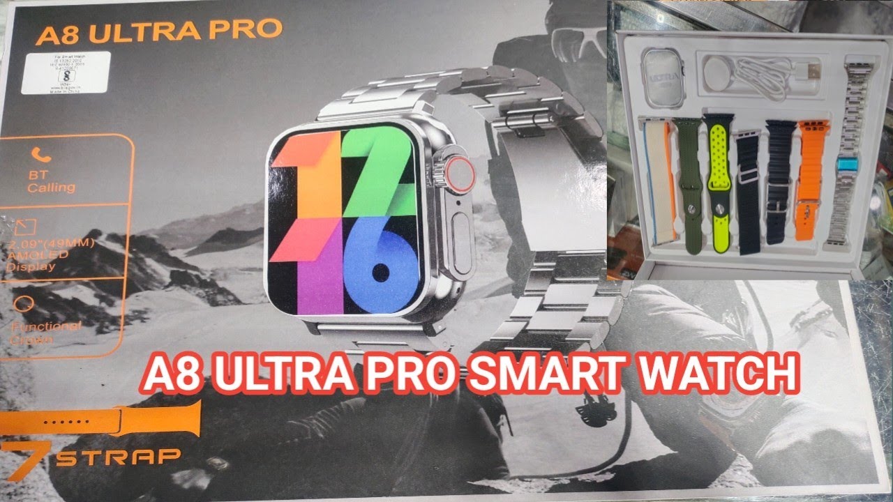 A8 ULTRA PRO SMART WATCH / how to connect A8 ultra smart watch / Smart watch A8 ultra Pro ...