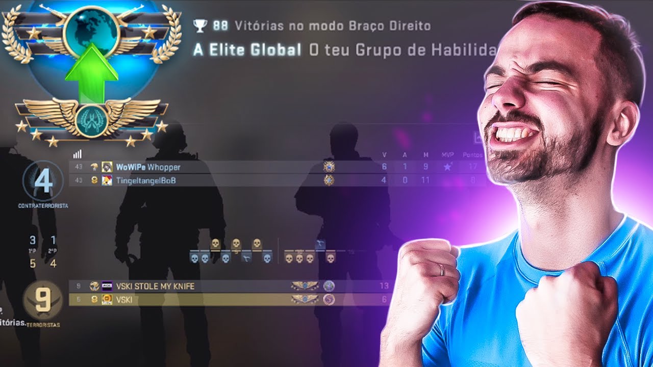 FINALMENTE GLOBAL ELITE | CS:GO WINGMAN - YouTube
