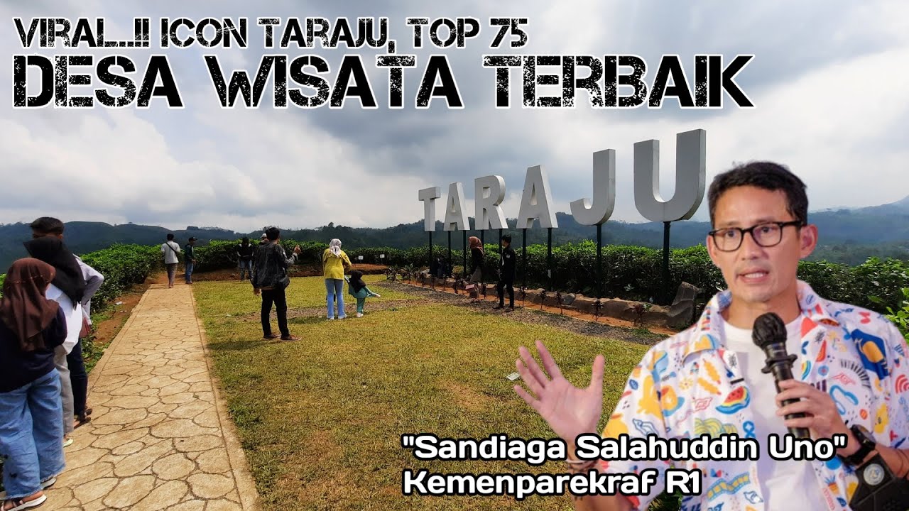Semakin Viral..!! Icon Taraju, Desa Wisata Taraju - YouTube