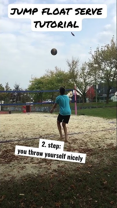 Jump float serve tutorial for BEGINNERS🏐 - YouTube