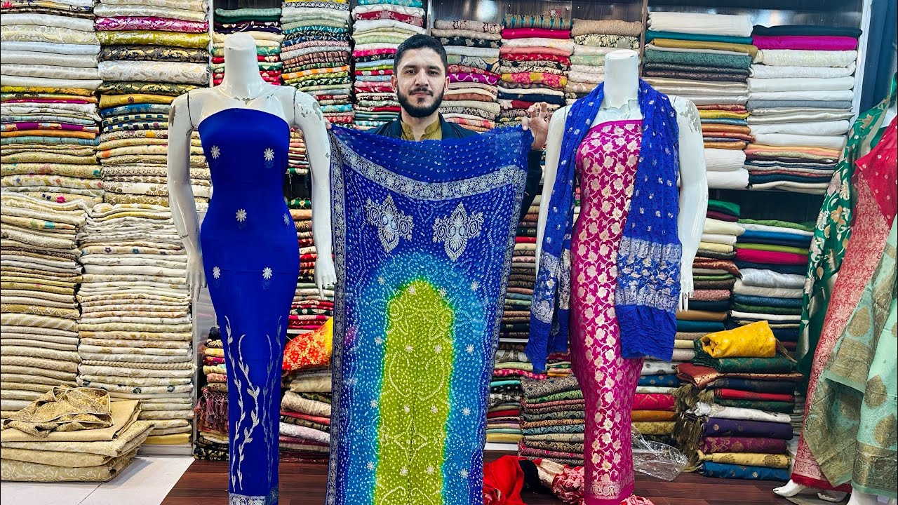 Chunri suit/Pure Chunri Banarsi/New designs/Chunri shiort dupatta ...