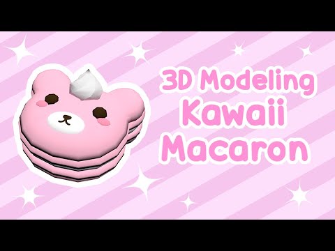 Modeling Kawaii Macaron