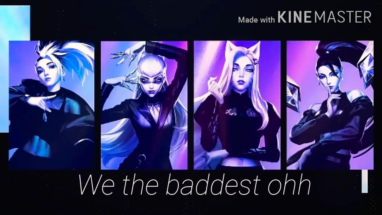 KDA The Baddest male ver and licrys. Acapella. - YouTube