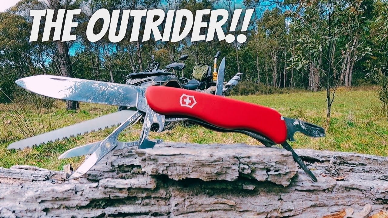 The Victorinox Outrider Swiss Army Knife The Perfect Outdoor EDC. - YouTube