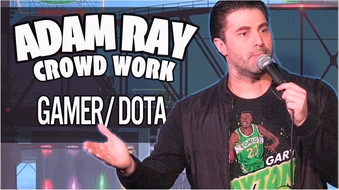 Comic Adam Ray has hilarious conversation with HECKLER - YouTube