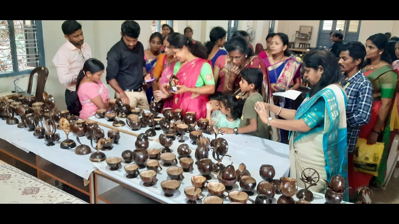 Empowering Rural Women with Coconut Shell Craft Training - YouTube