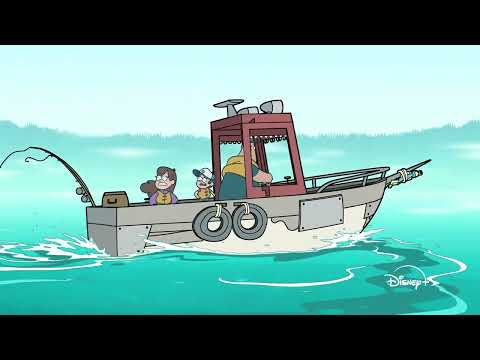 Gravity Falls | Temporada 1 - Episodio 1 | La leyenda del monstruo del lago